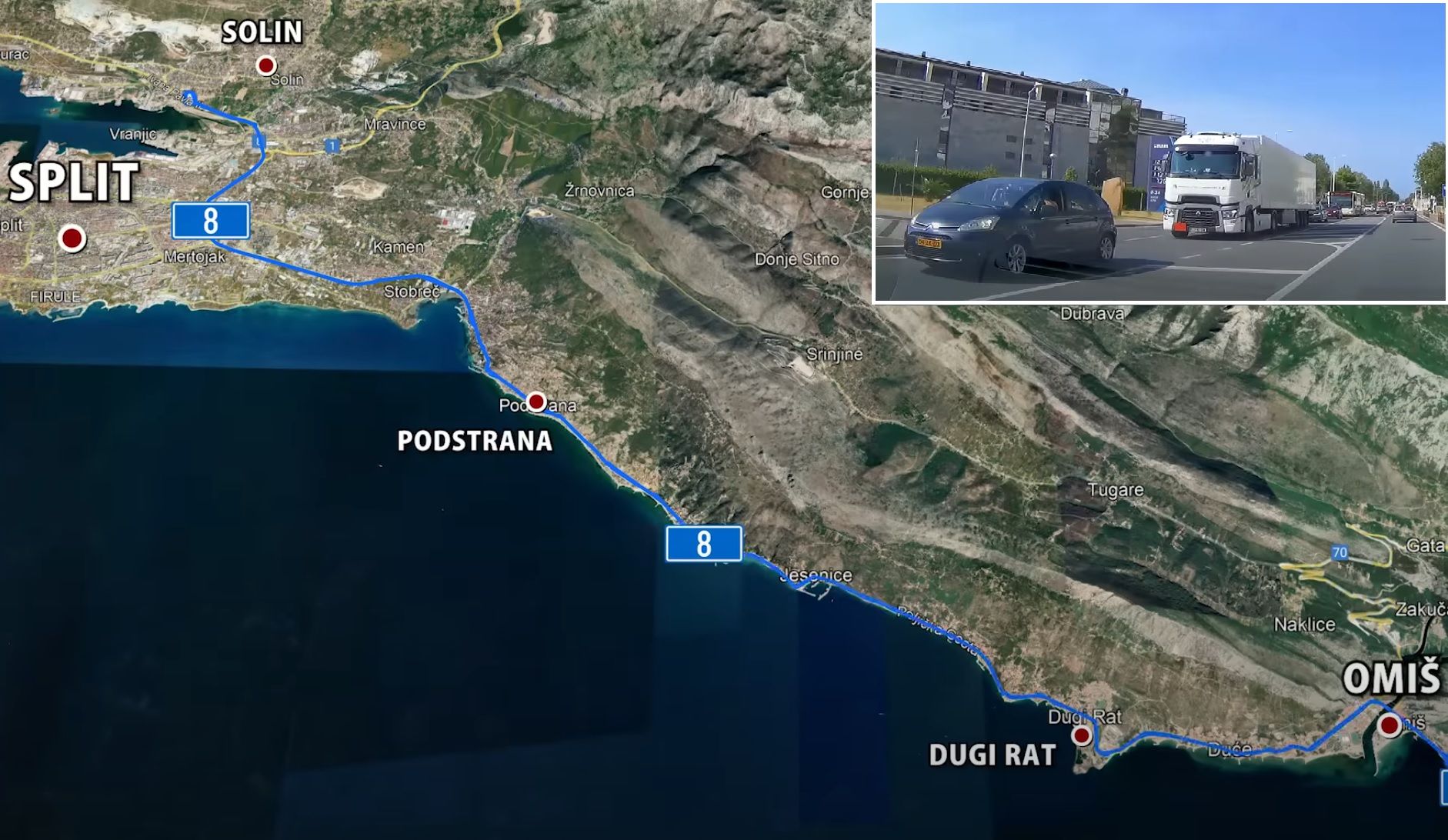 VIDEO Sve što trebate znati o izgradnji brze ceste Split - Omiš