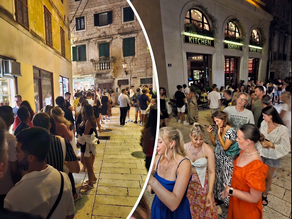 FOTO Pogledajte koliki red se u Splitu čeka za sladoled: "Jedini veći ...