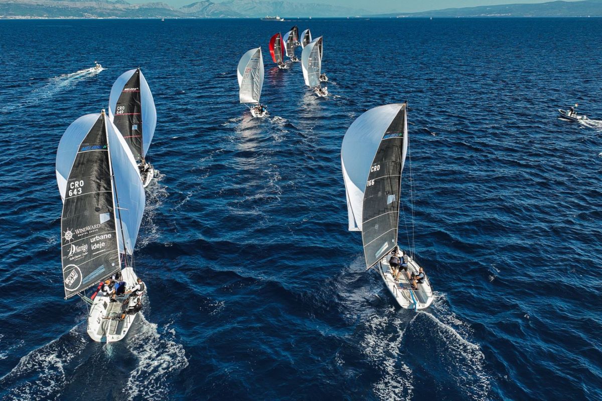 U Splitu se jedri najbrojnija ovogodišnja regata europske serije Melgesa 24