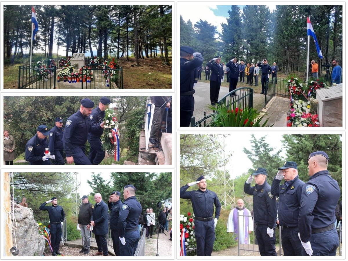 Dubrovački policajci odali počast prije 32 godine poginulim kolegama na ...