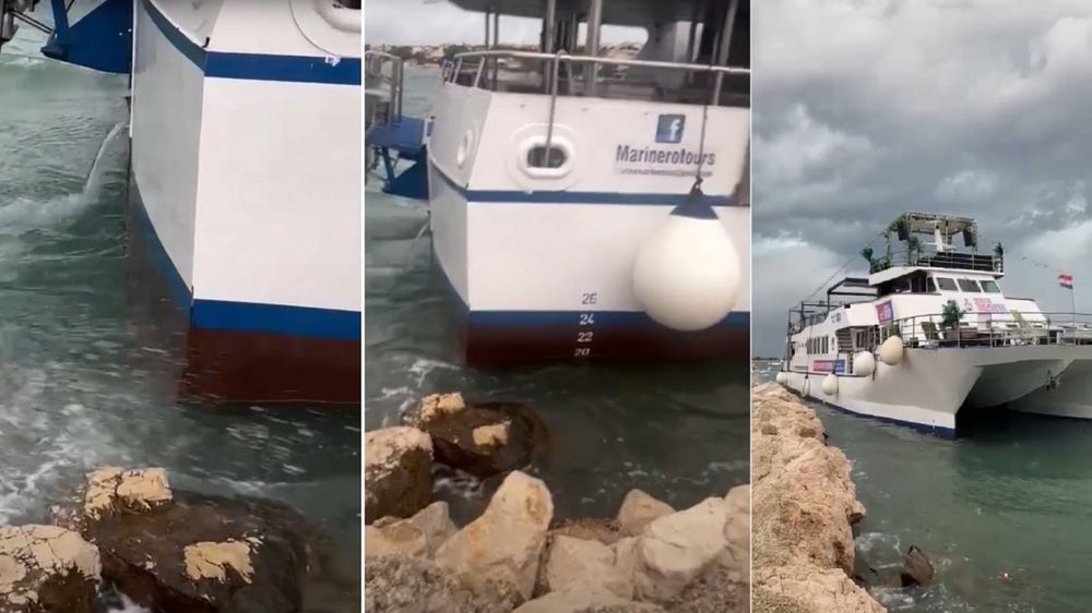 VIDEO Party brod Princ Kornata nevrijeme bacilo na stijene u luci ...