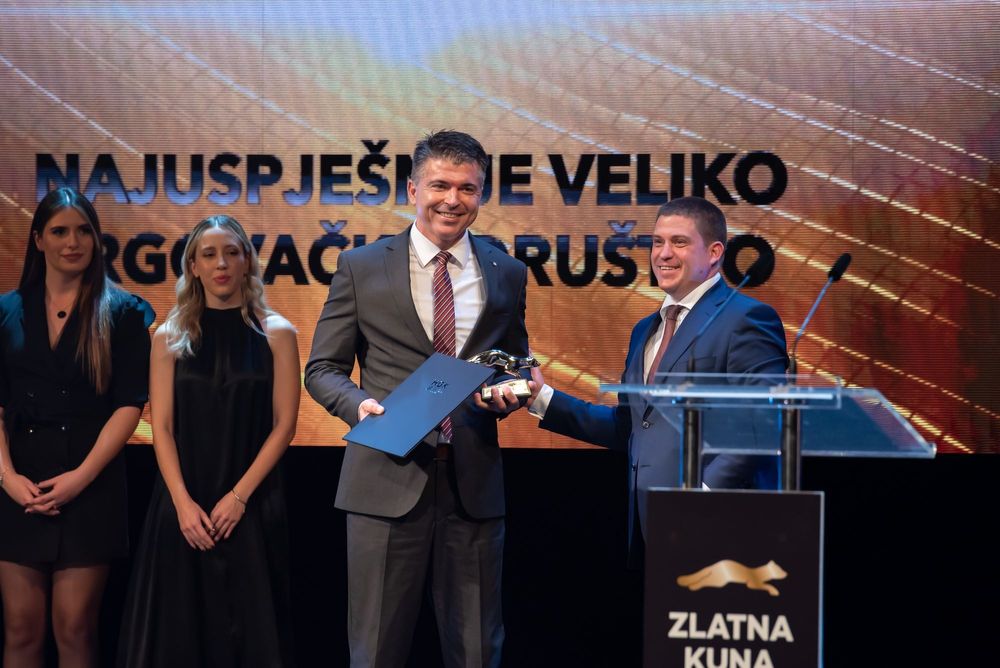 Tankerska plovidba iz Zadra dobitnik je Zlatne kune za najbolju veliku tvrtku