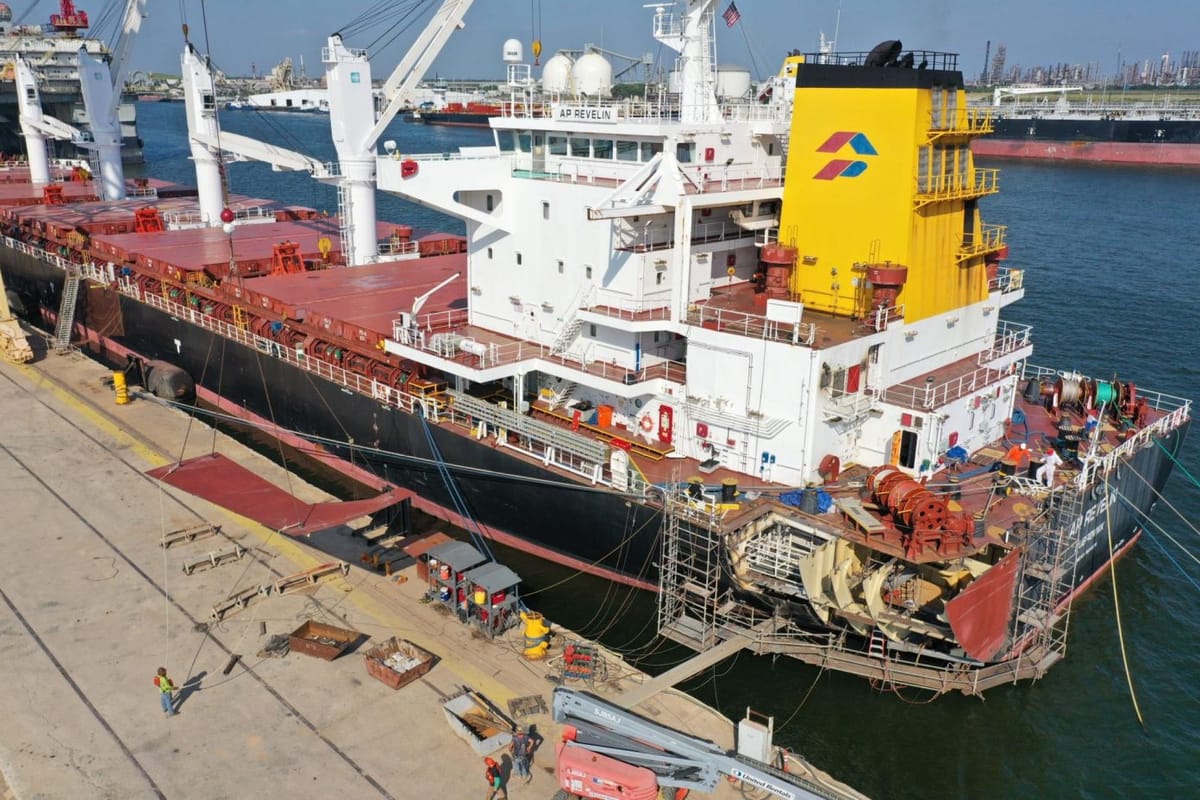 Brod Atlantske plovidbe ponovno zaplovio nakon nesreće u teksaškoj luci