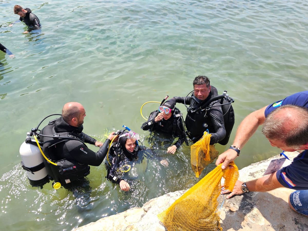 Iz podmorja Savudrije 80 ronioca i 50 djece iz Gline i Ukrajine ...