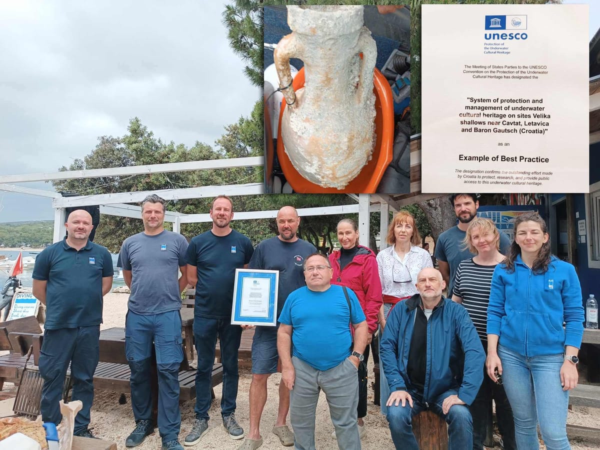 NA PAG STIGLI UNESCO-ovci: Hrvatski sustav upravljanja podvodnom ...