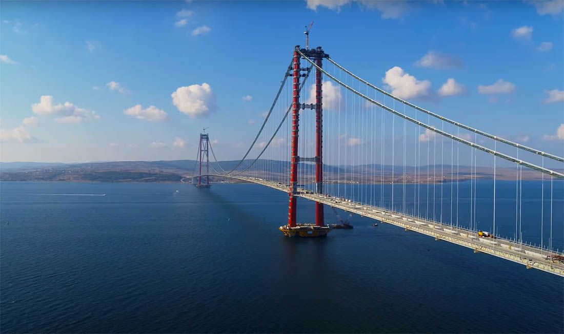 VIDEO Dovršen najveći viseći most na svijetu, koji spaja Europu s ...